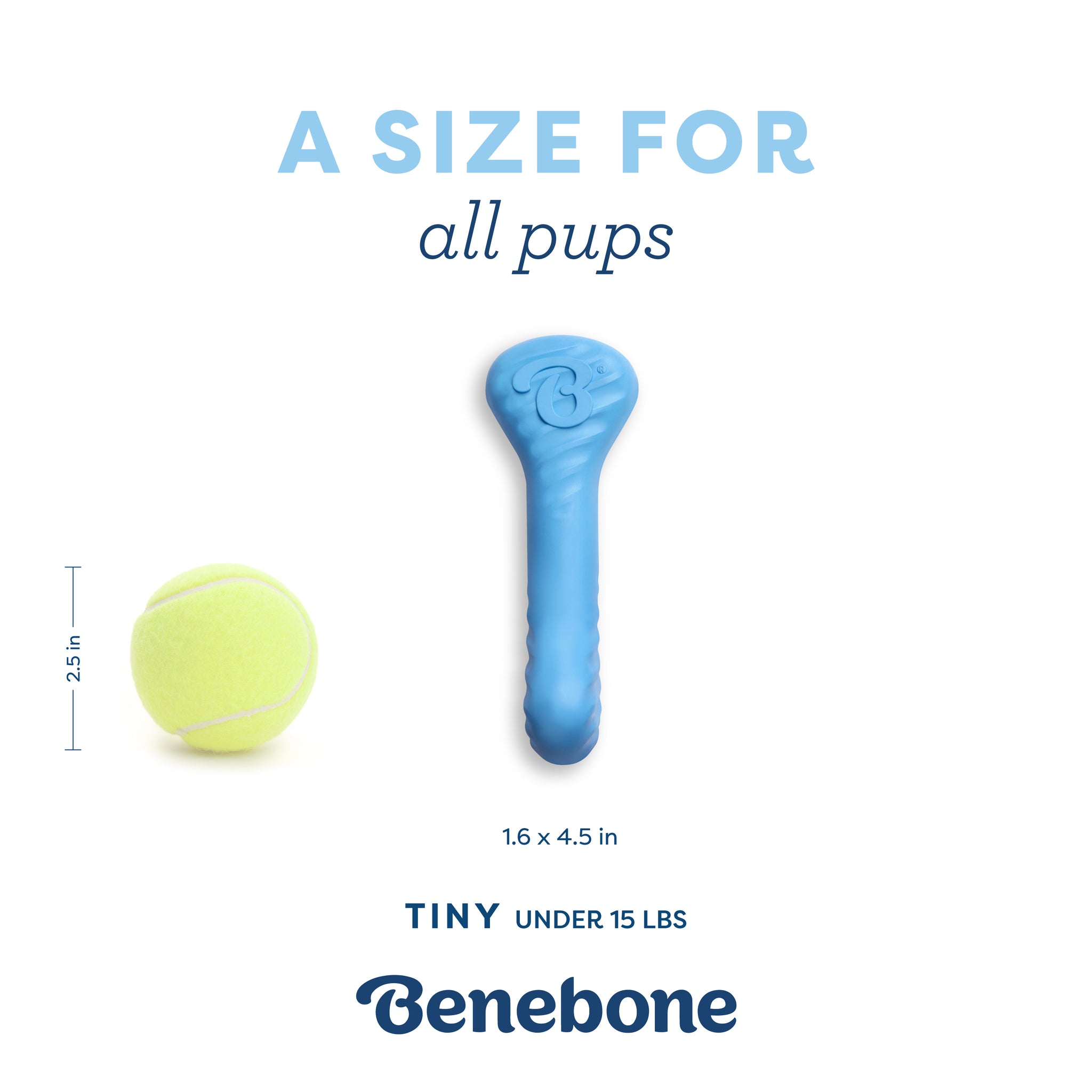 Puppy Bone | Benebone: Natural Rubber Interactive Toys for Dogs